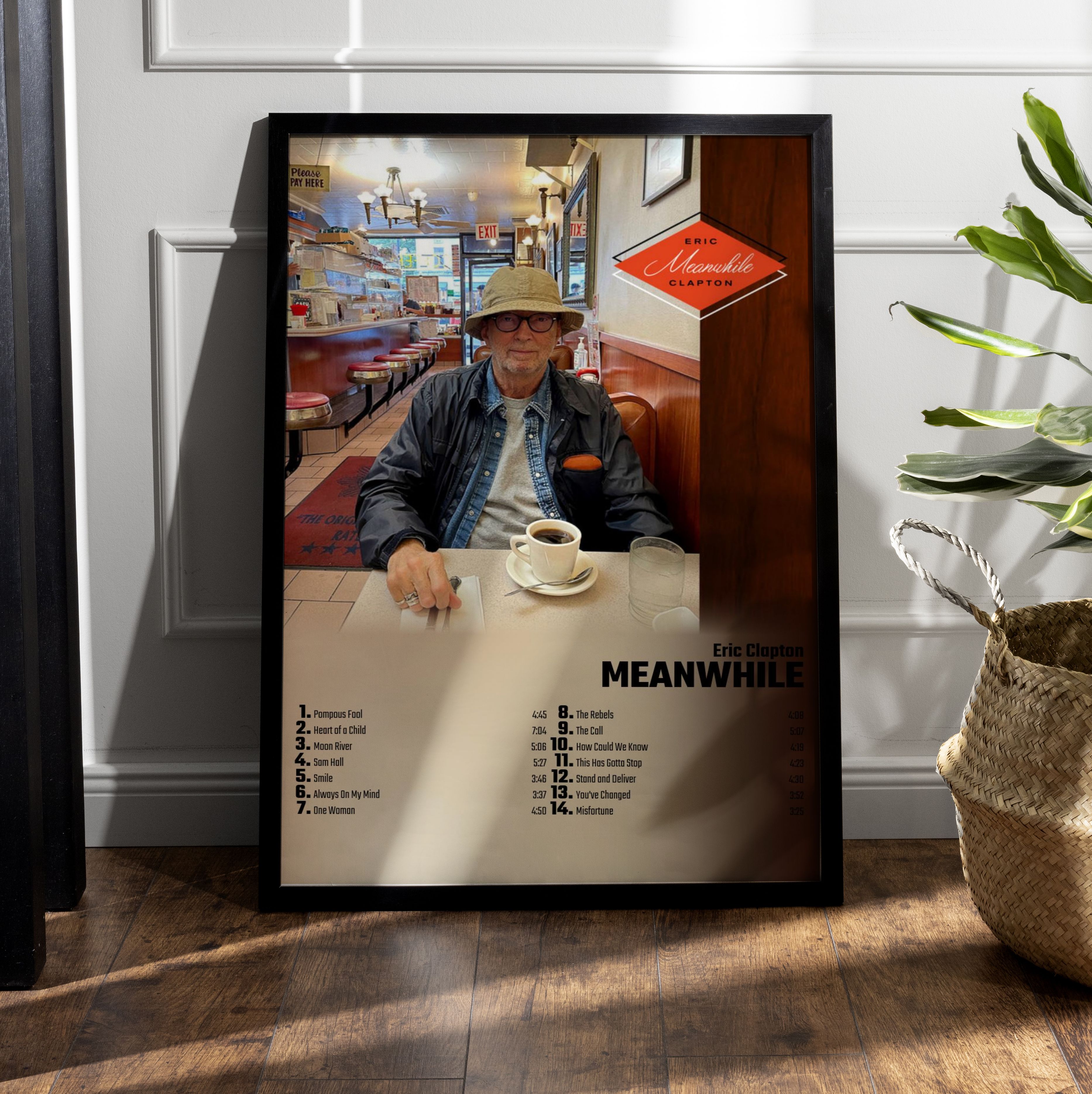 Eric Clapton - Meanwhile | Album Cover Poster